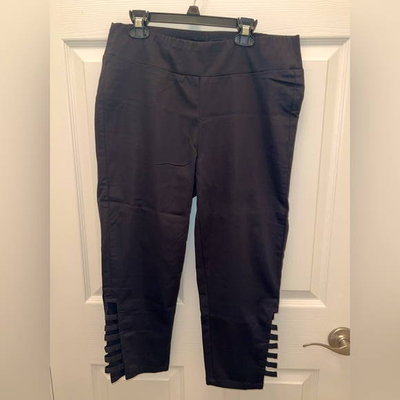 Pants & Jumpsuits | Venus Pull On Capris With Open Slit Design On ...